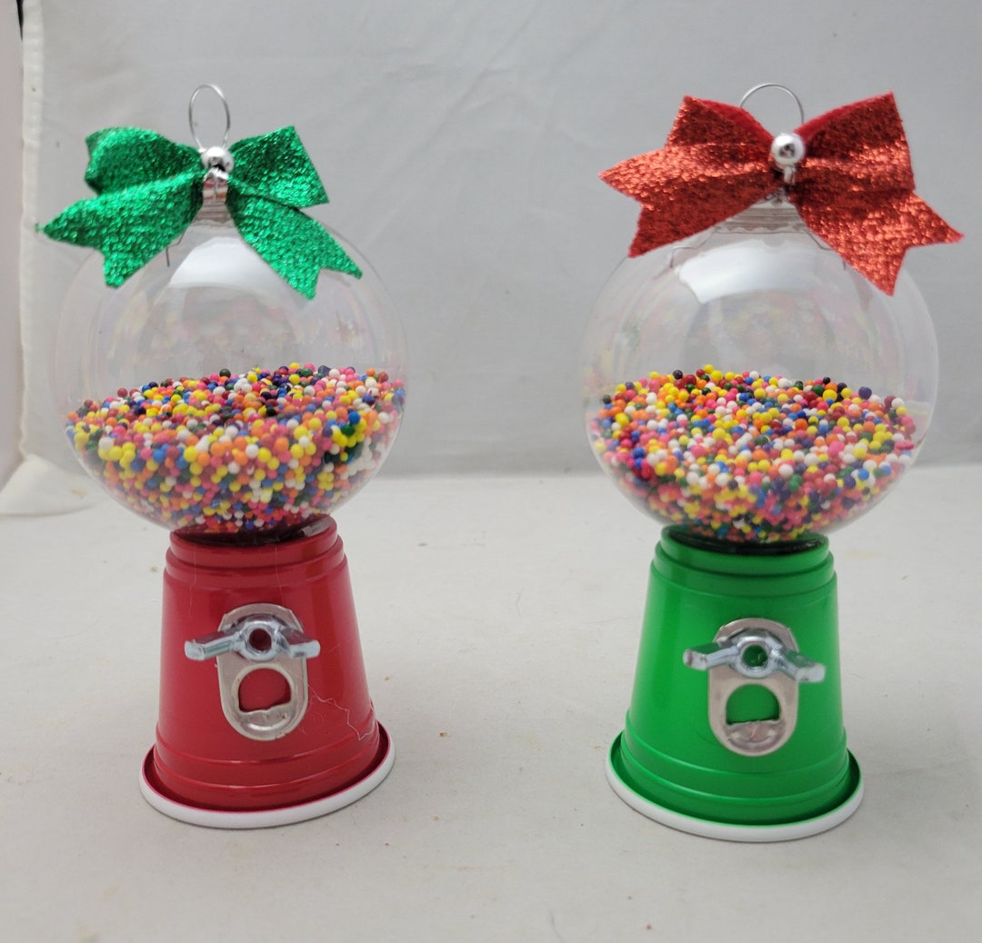 Gumball Machine Christmas Tree Ornaments - Etsy