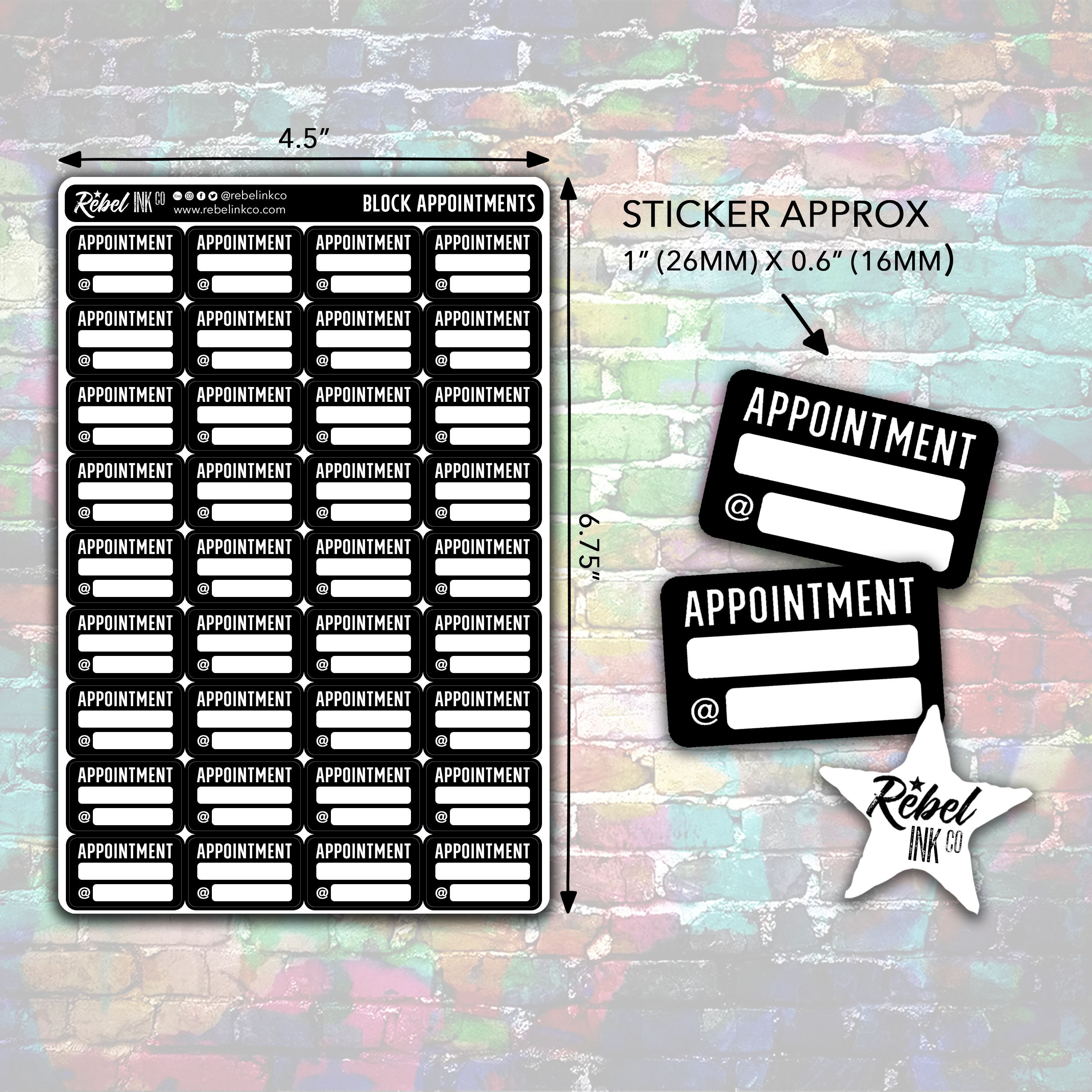 Scrapbooking Embellishments Craft Supplies & Tools Ink appointment ...