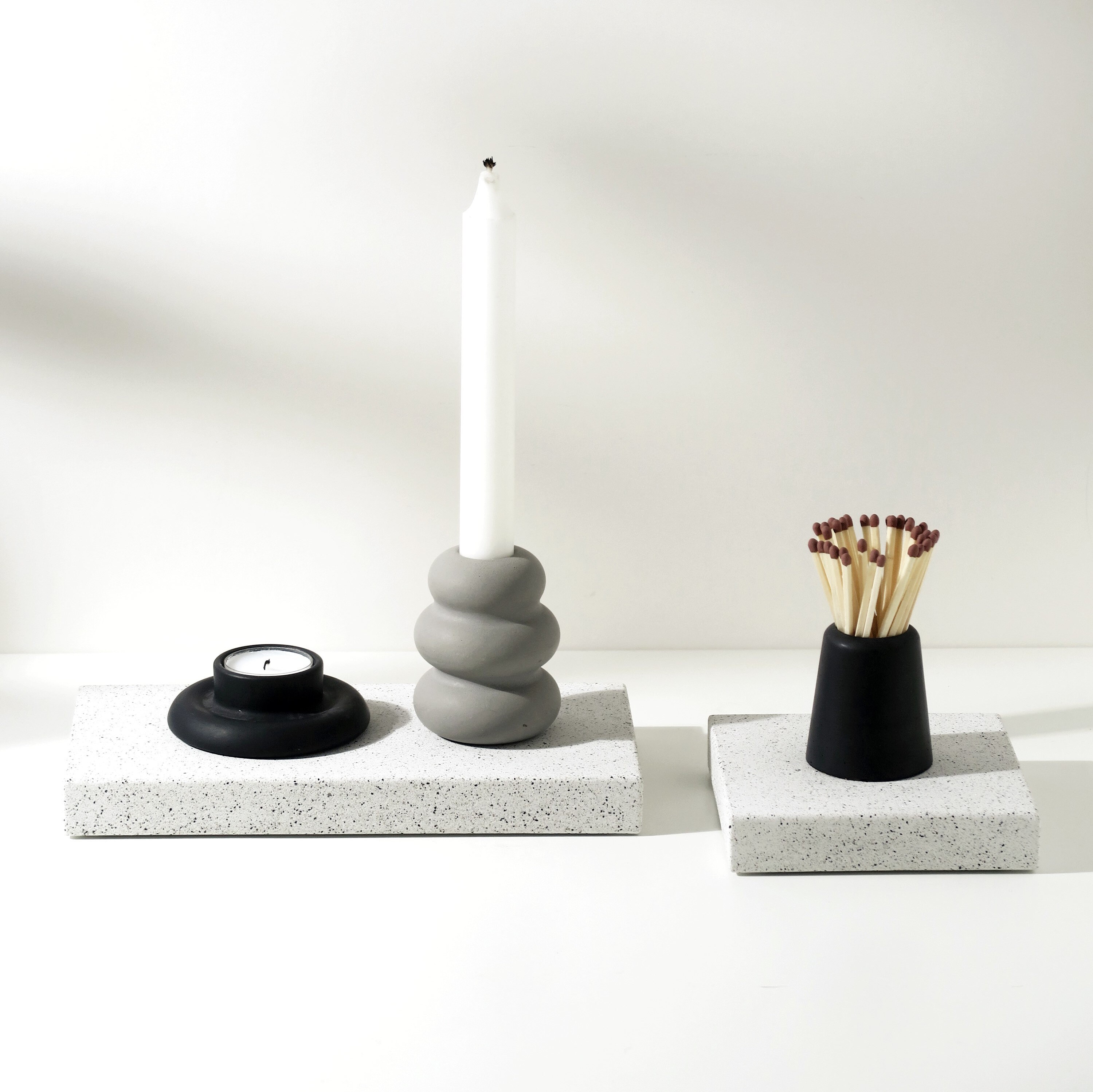 Chunky Concrete Trays Rectangle Concrete Tray Display Tray - Etsy