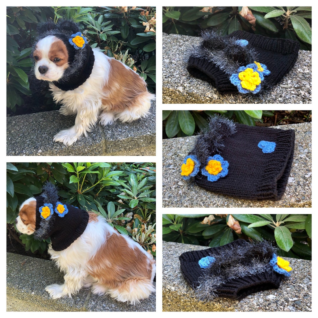 Little Black Bear Snood Cavalier Spaniel Snood Cocker English Toy ...