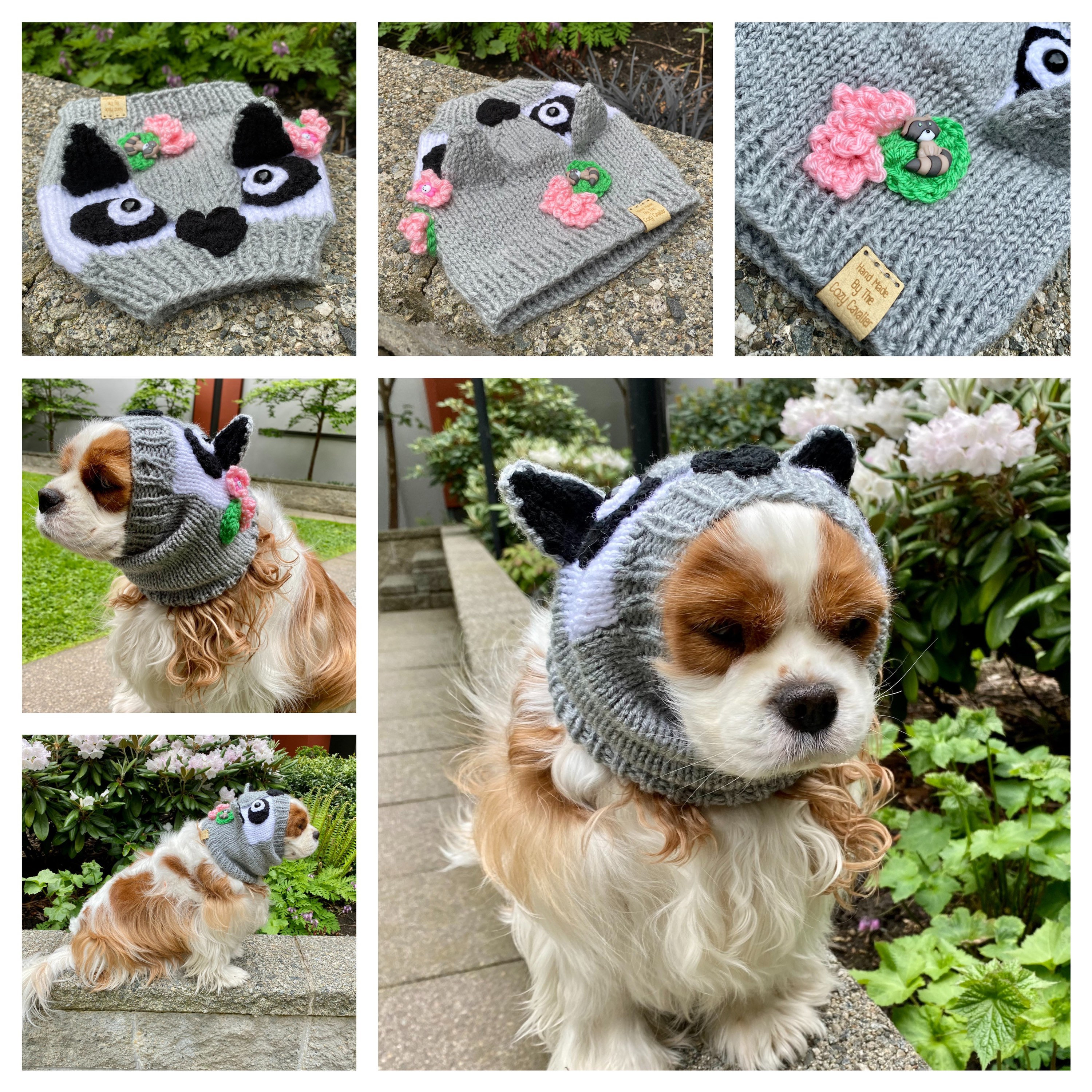 Racoon Snood Cavalier Spaniel Snood Cocker English Toy Spaniel | Etsy