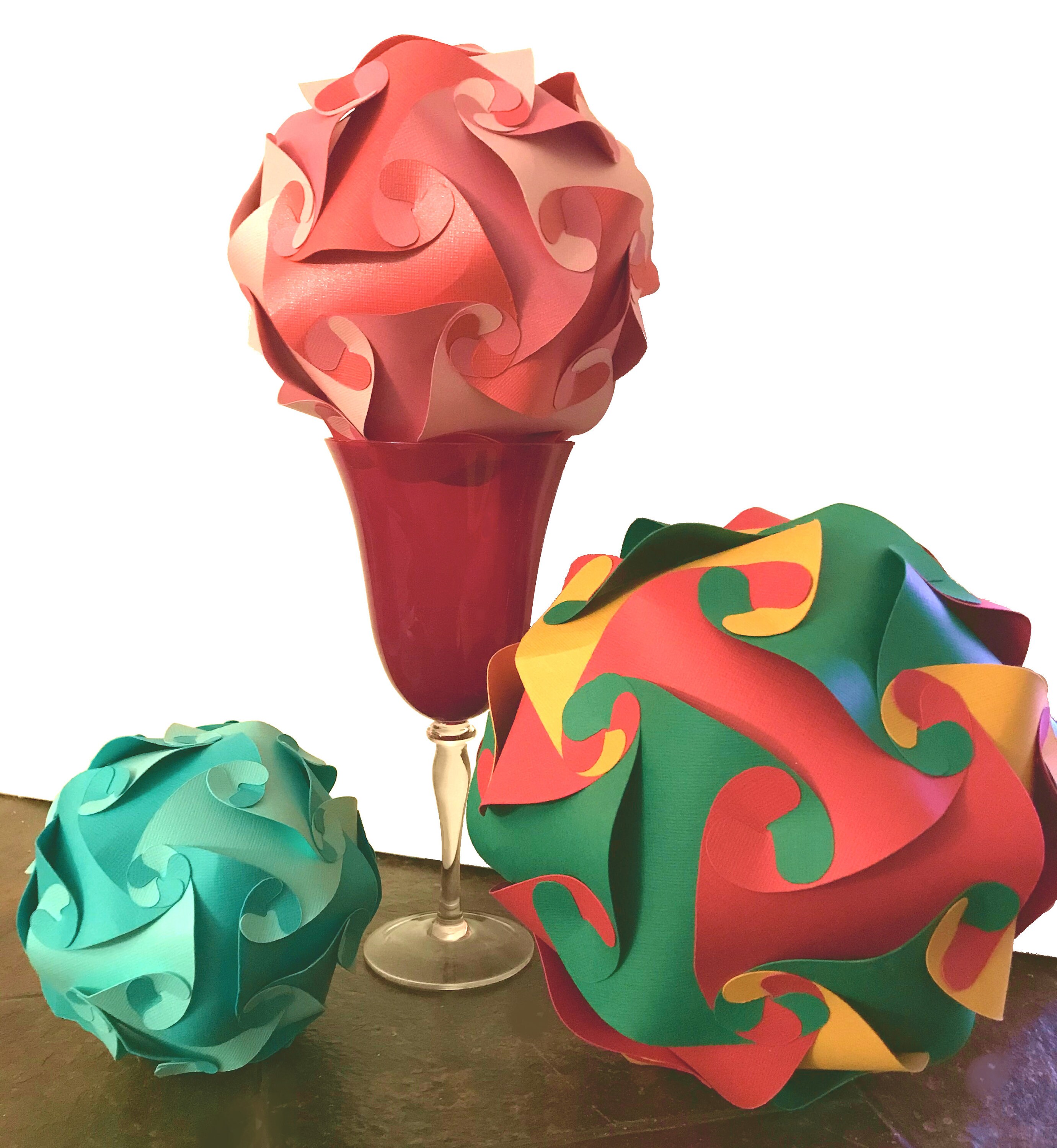 Colorful Sphere, Spherical, Orb, Ball Decorations for Holiday or Every ...