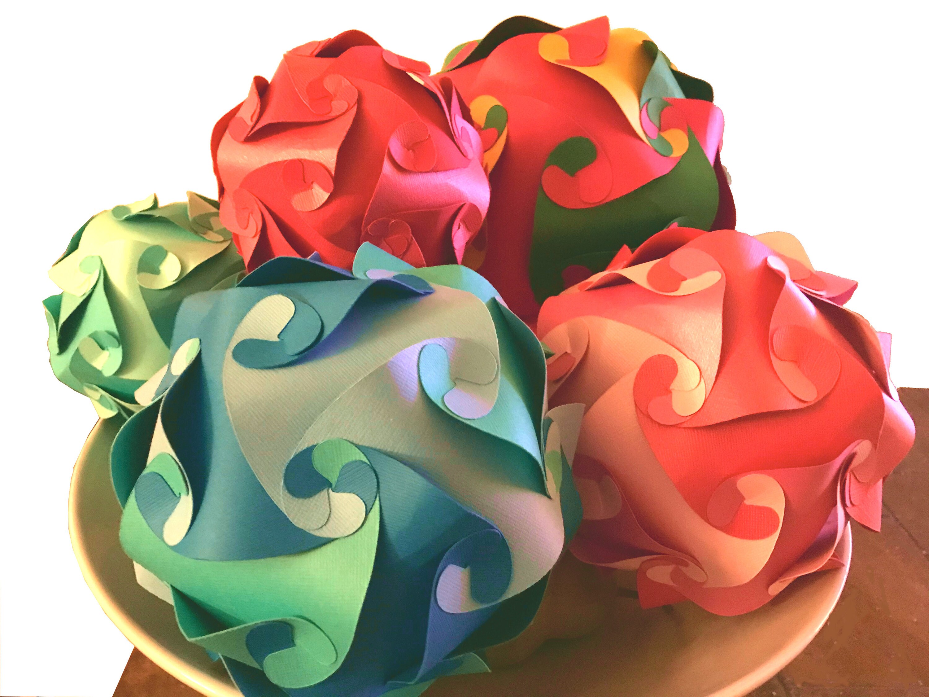 Colorful Sphere, Spherical, Orb, Ball Decorations for Holiday or Every ...