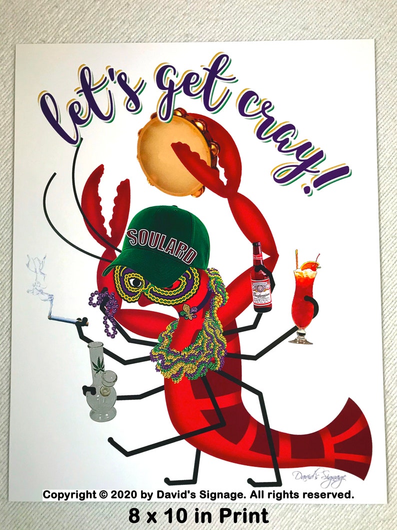 Soulard Mardi Gras, Mardi Gras Print, Party Poster, Picture, Sign, Wall ...