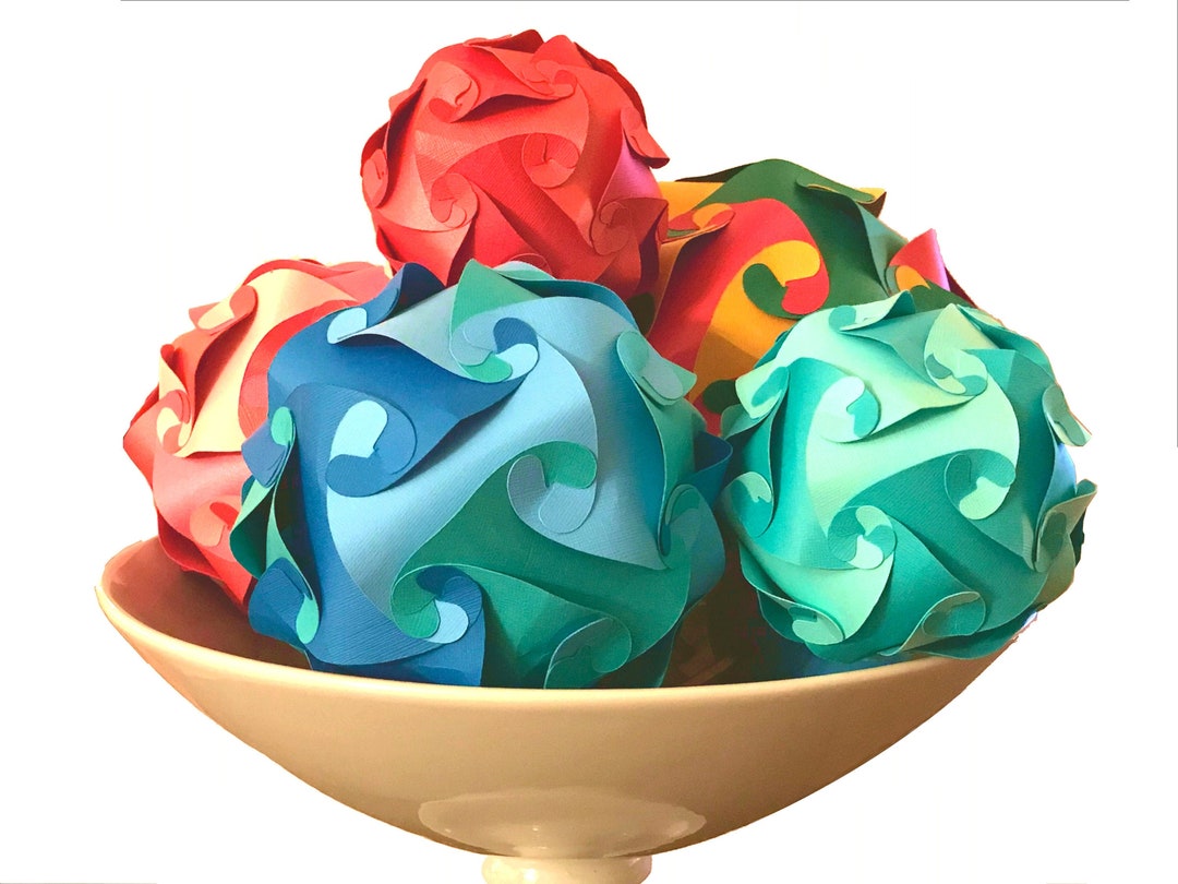 Colorful Sphere, Spherical, Orb, Ball Decorations for Holiday or Every ...