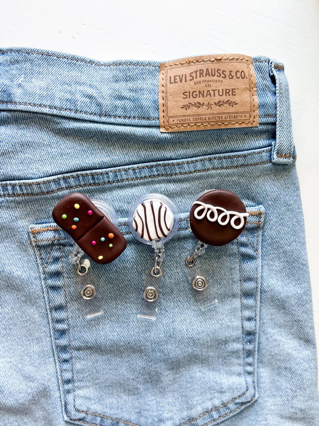 Fun Badge Reels, Snack Themed Badge Reels, Handmade Badge Reels - Etsy