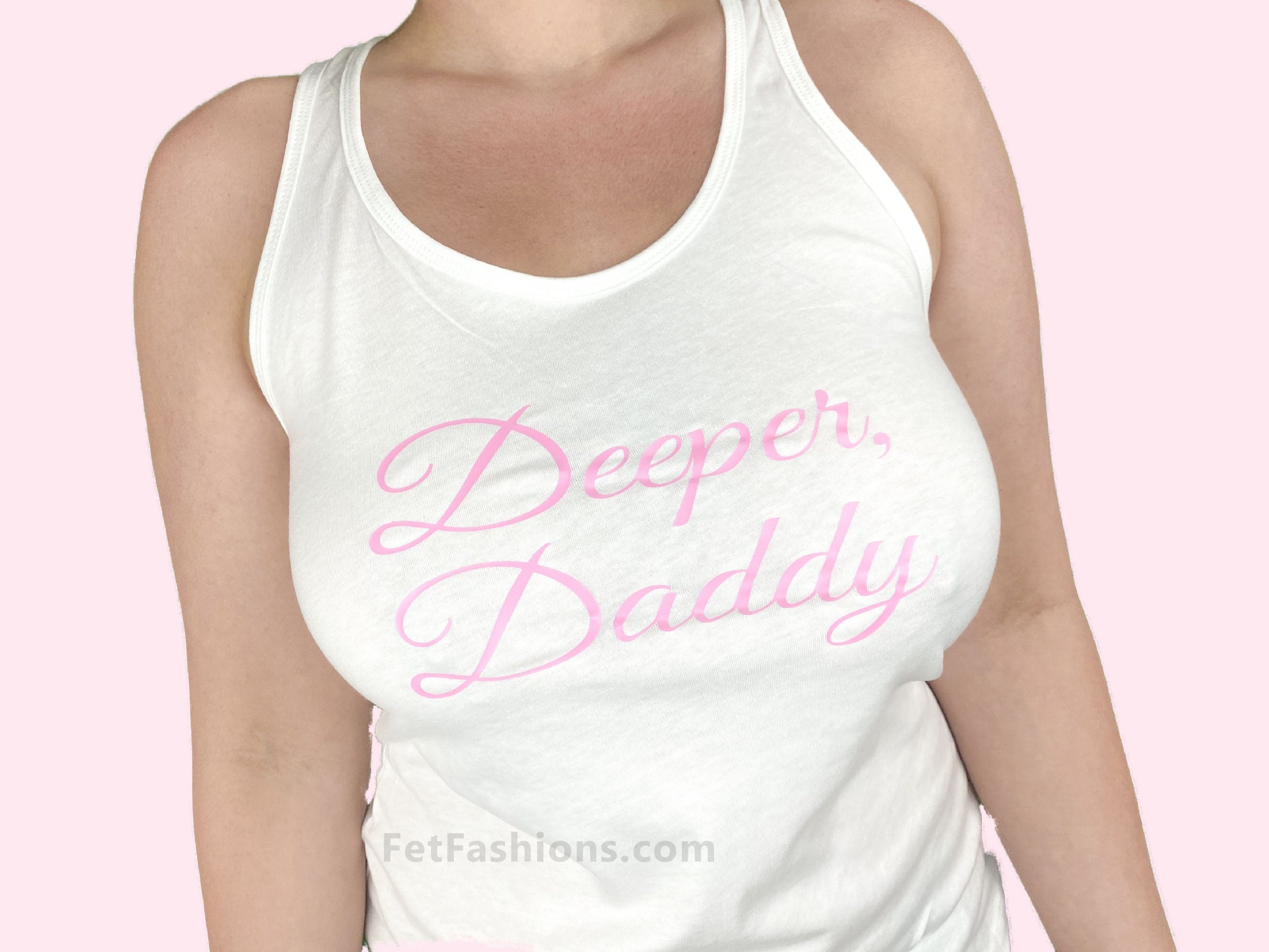 Ddlg Clothing Shirt Tank Top Daddy Kink Deeper Daddy Tank Etsy