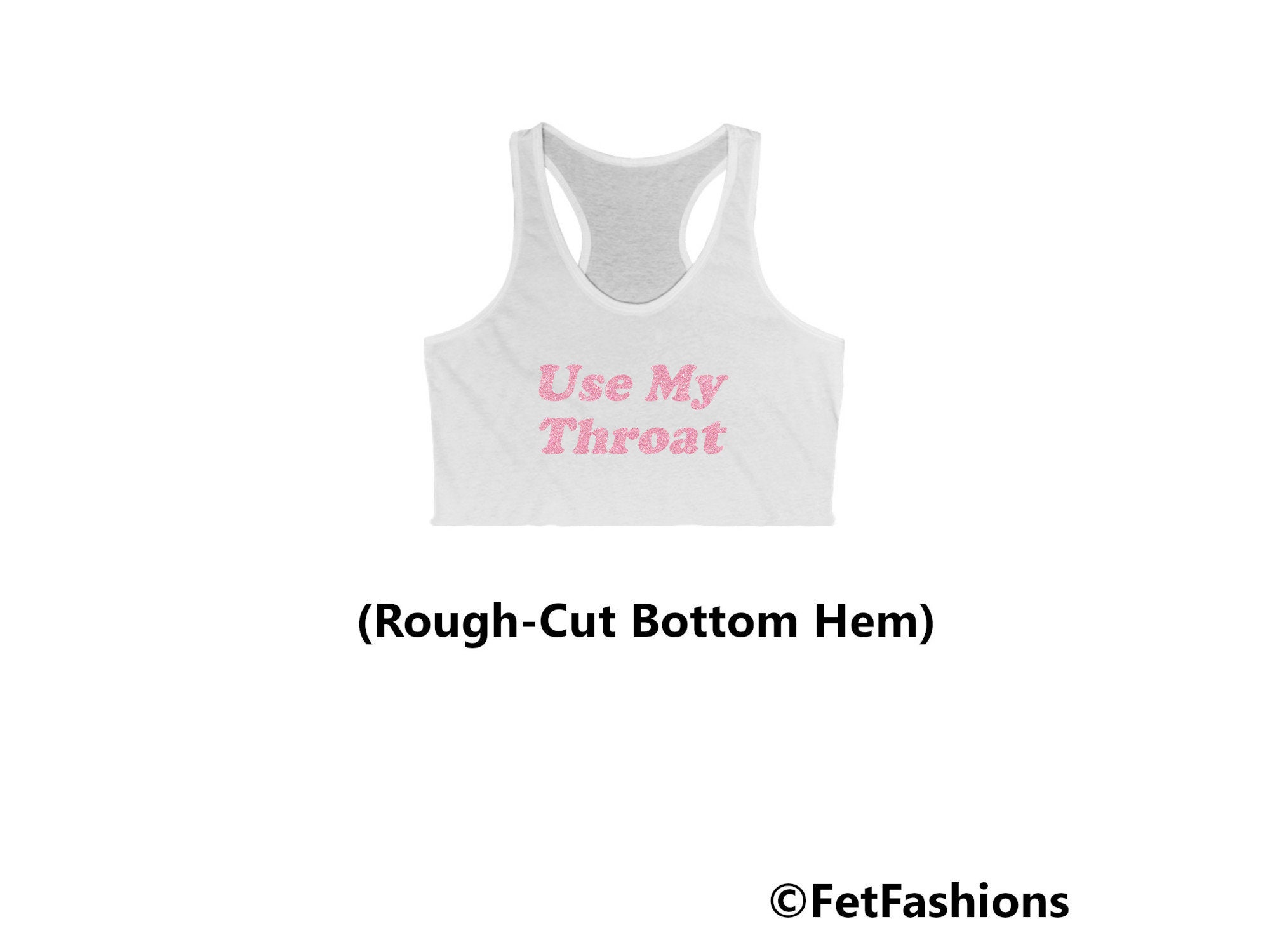 Blowjob Shirt Glitter Crop Top Deep Throat Bimbo Slut Pink Etsy