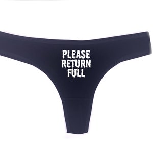 Please Return Full Thong Creampie Hotwife Slutty Cum Underwear - Etsy