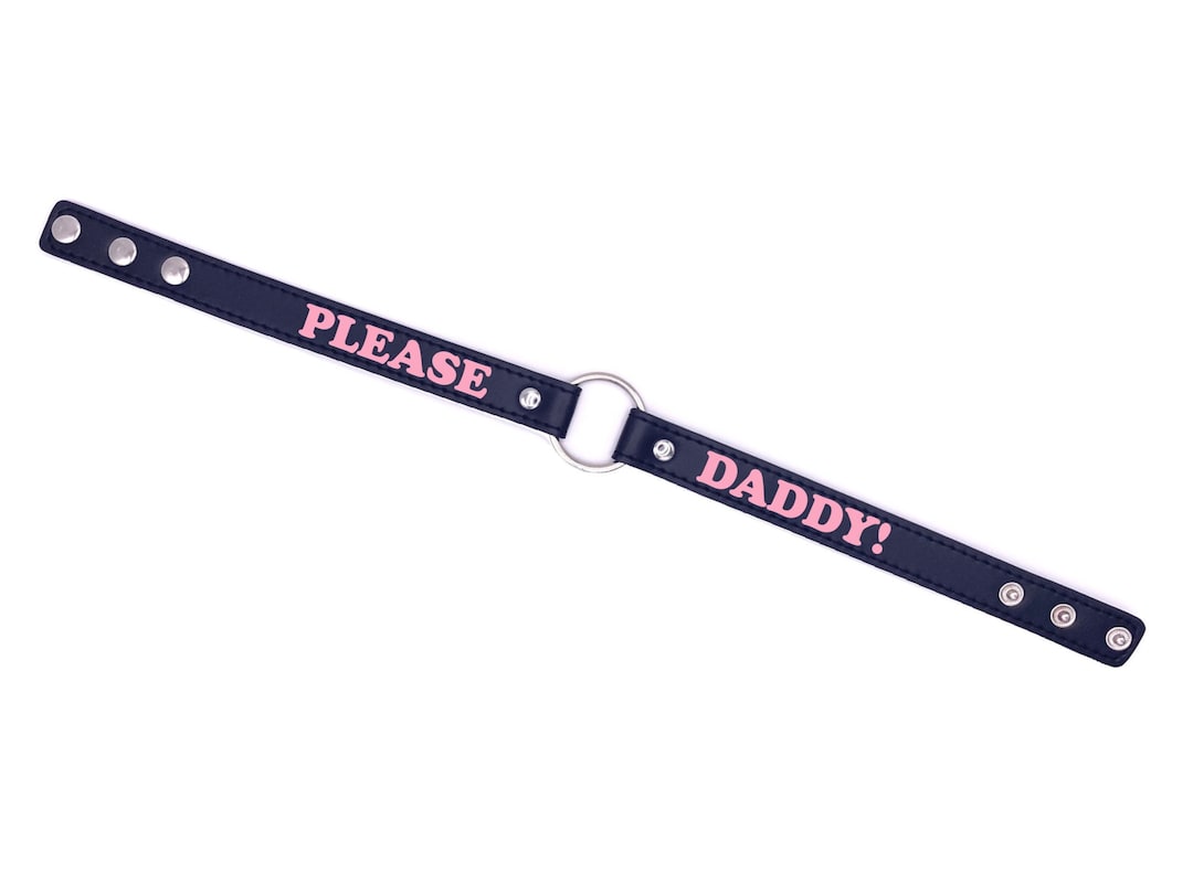 DDLG Daddy Collar Choker BDSM Gear Jewelry Submissive Kink - Etsy