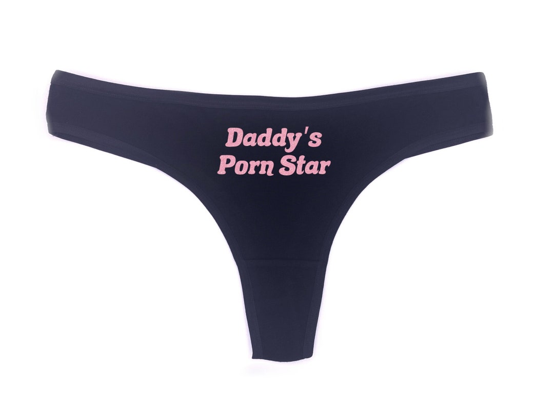 Slutty Pink Glitter Thong Ddlg Daddys Porn Star Panties Etsy