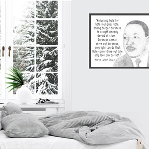 MLK Jr. Stipple Art Print: Pen and Ink Drawing (digital Download) - Etsy