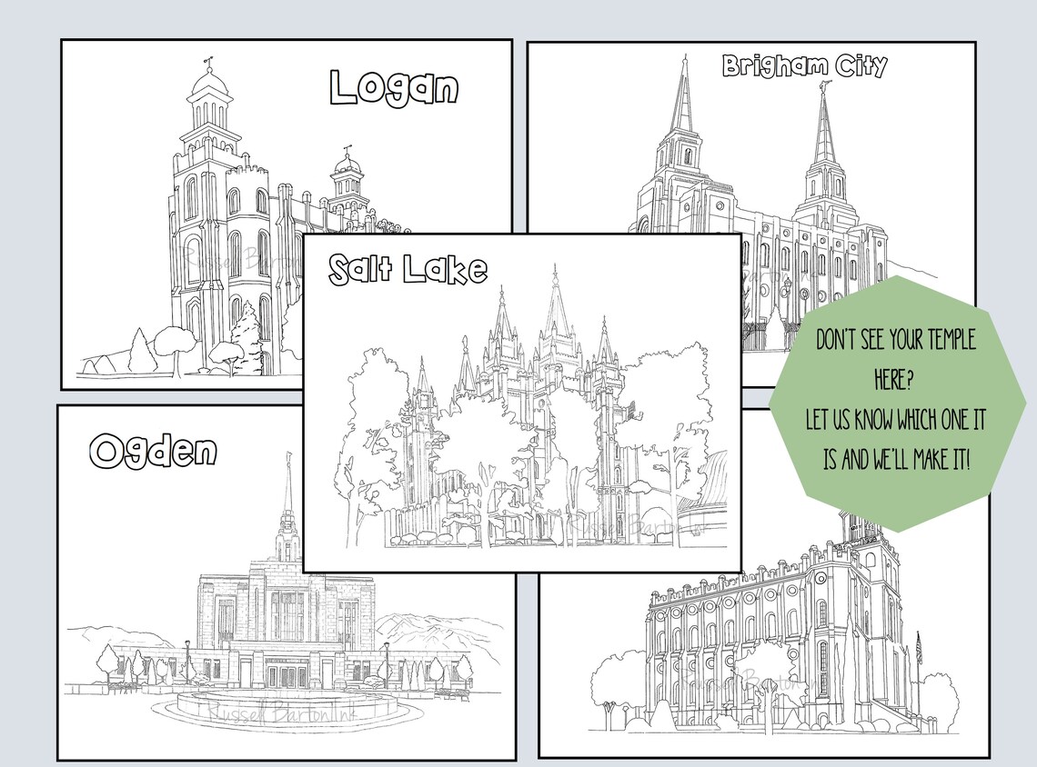LDS Coloring Pages, LDS Temple Coloring Pages, LDS Primary, General ...