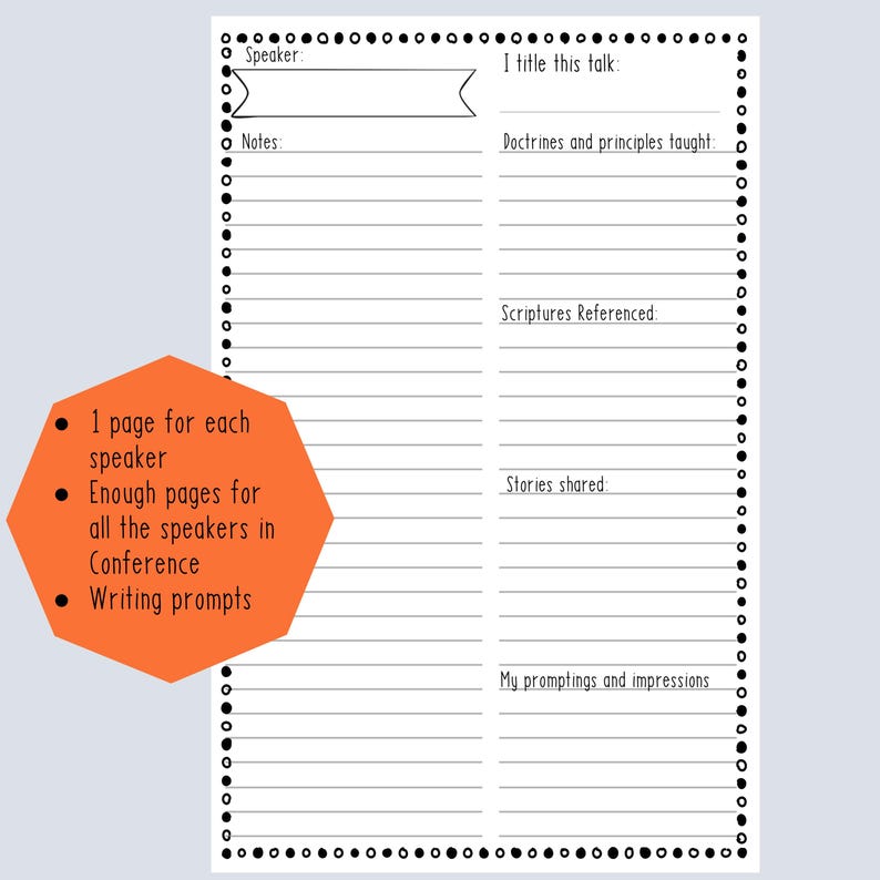 General Conference Booklets for Youth Groups | LDS General Conference ...