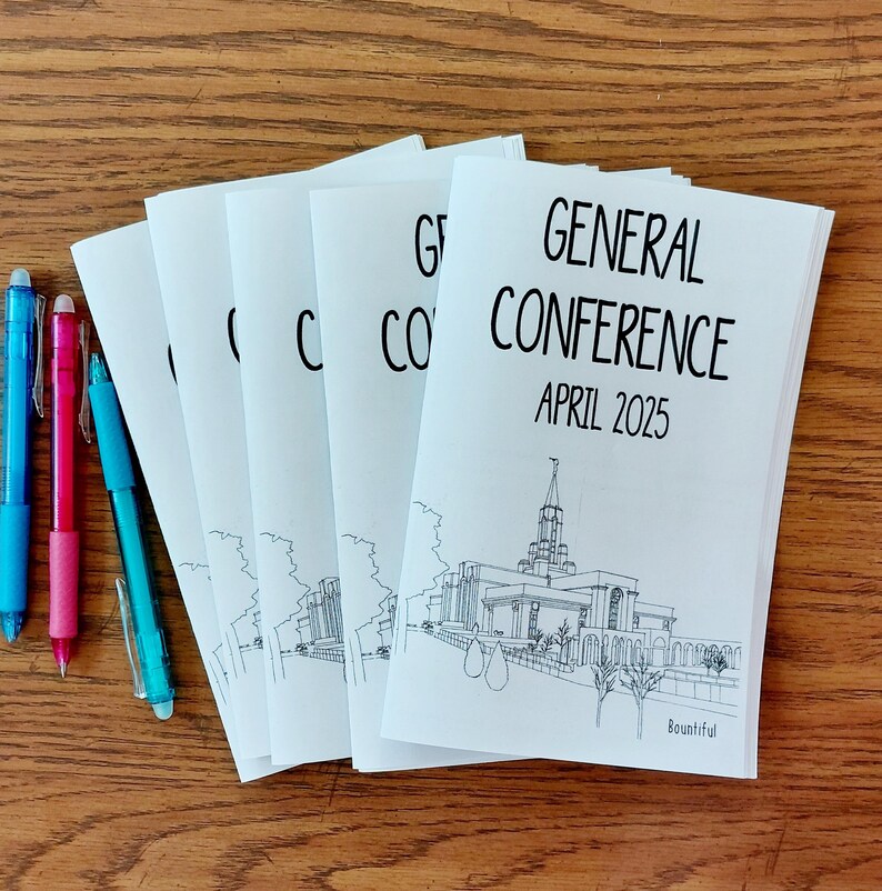 General Conference Booklets for Youth Groups | LDS General Conference ...