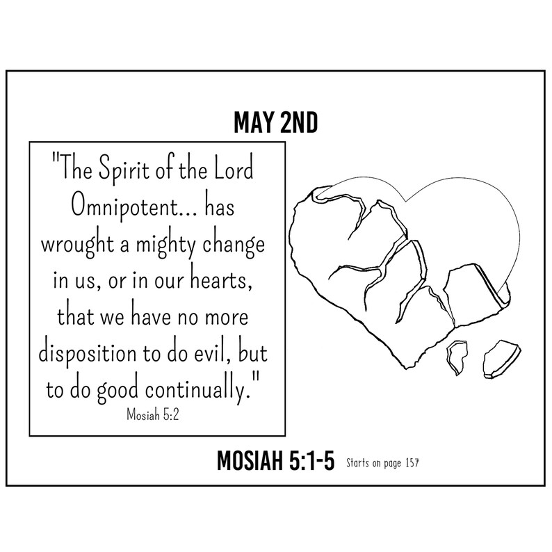 2nd Quarter- Come Follow Me 2024 Daily Flip Calendar for Kids and Teens, PDF, LDS - Etsy