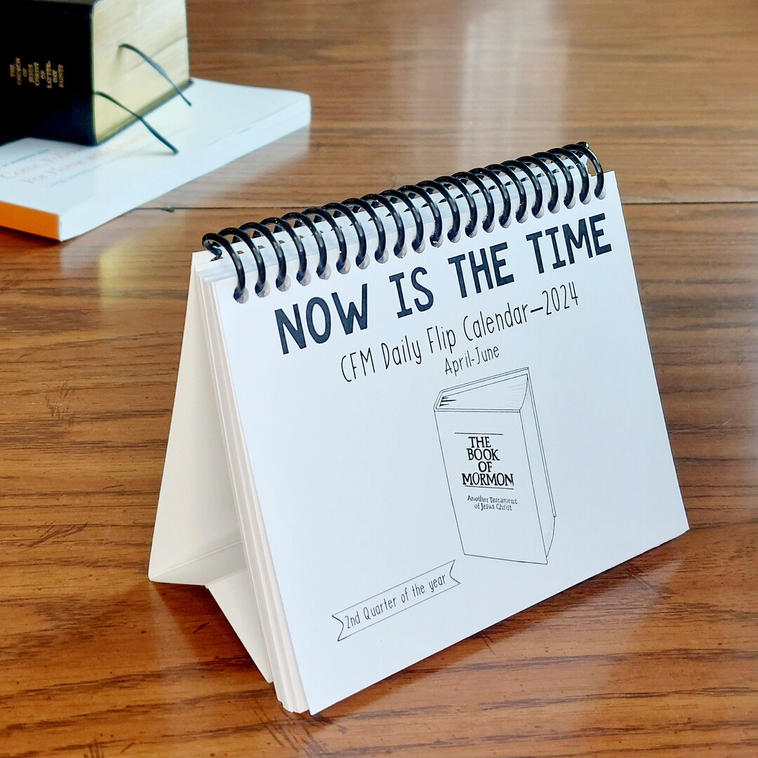 2nd Quarter- Come Follow Me 2024 Daily Flip Calendar for Kids and Teens ...