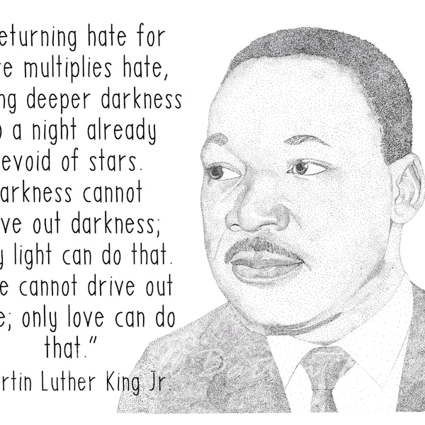 Martin Luther King - Etsy