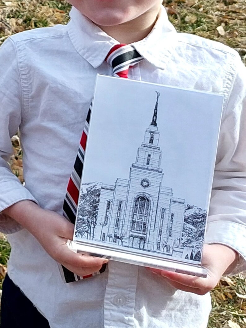 LDS Layton Temple | 5x7 Framed LDS Primary Gift | Latter-day Saints ...