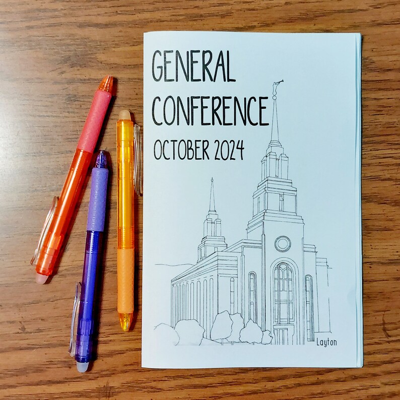 General Conference Packet for Youth, Digital Download, YM/YW Conference ...
