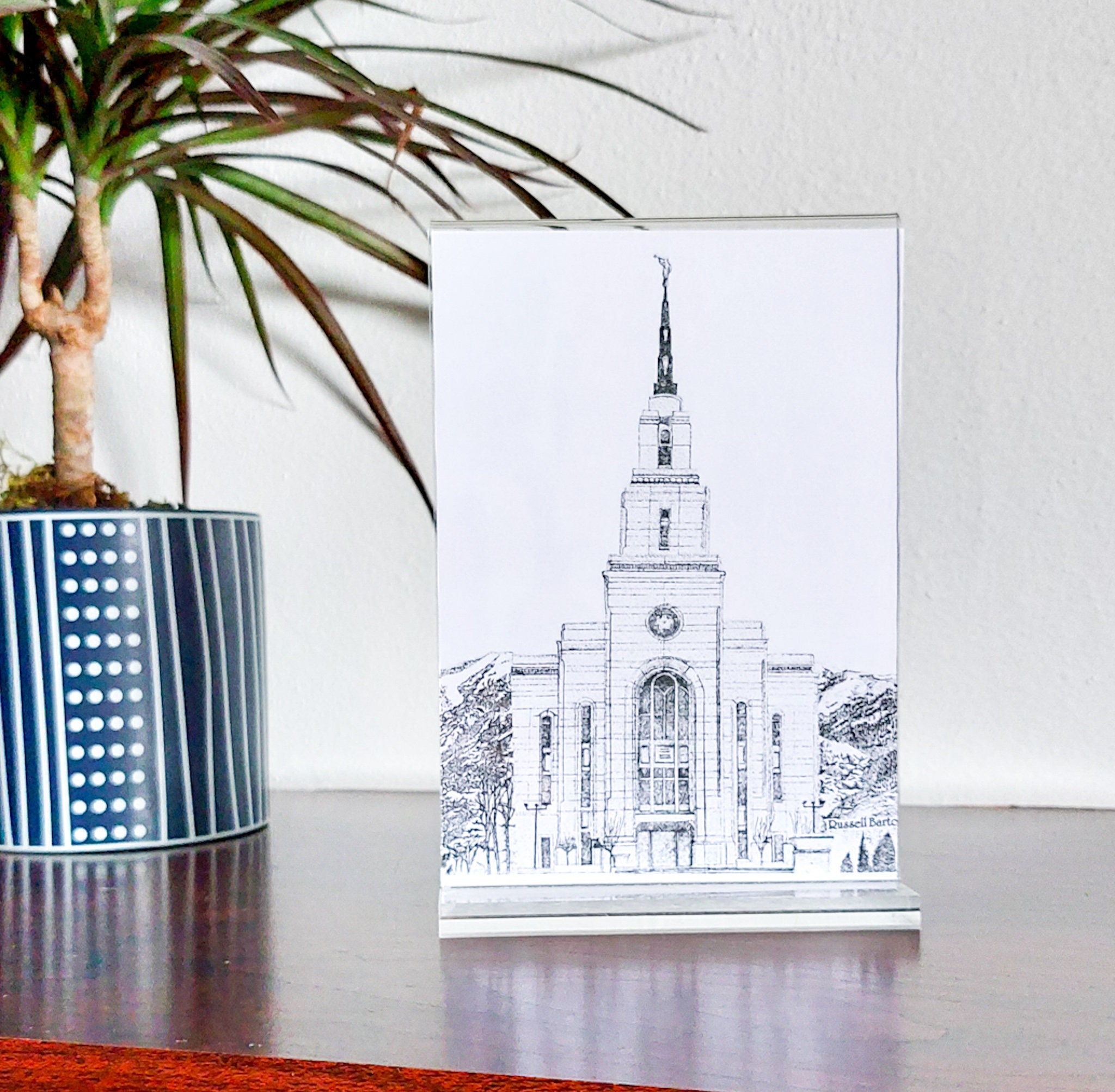 LDS Layton Temple | 5x7 Framed LDS Primary Gift | Latter-day Saints ...