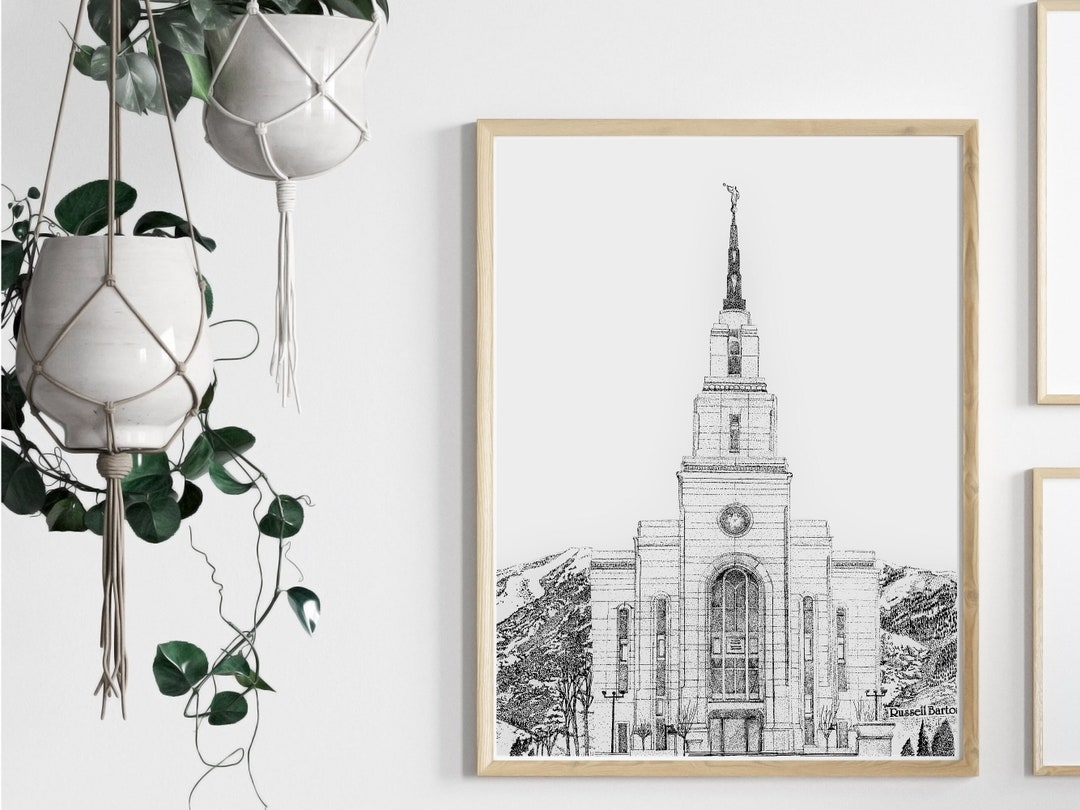 Layton Temple Digital Download, LDS Temple - Etsy