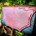 Custom Leather Leaf Purse Wallet Bespoke Handmade Carved Tooled Purse ...
