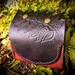 Custom Leather Leaf Purse Wallet Bespoke Handmade Carved Tooled Purse ...