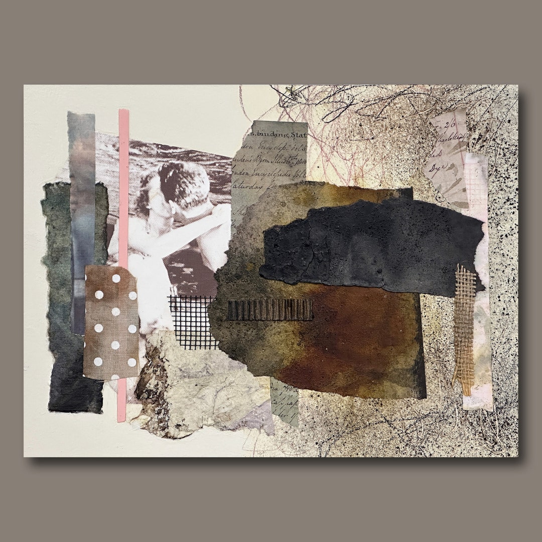 That Summer We Crashed & Burned - Original Collage Art With Textures ...