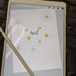Daisy Printable Cover Page - Etsy