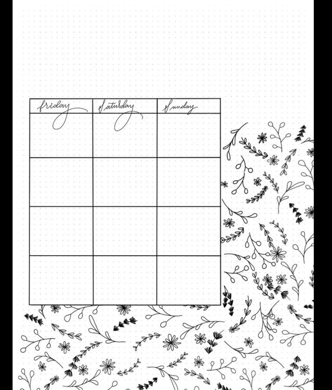 Digital Bullet Journal, February Spread, Digital Download - Etsy