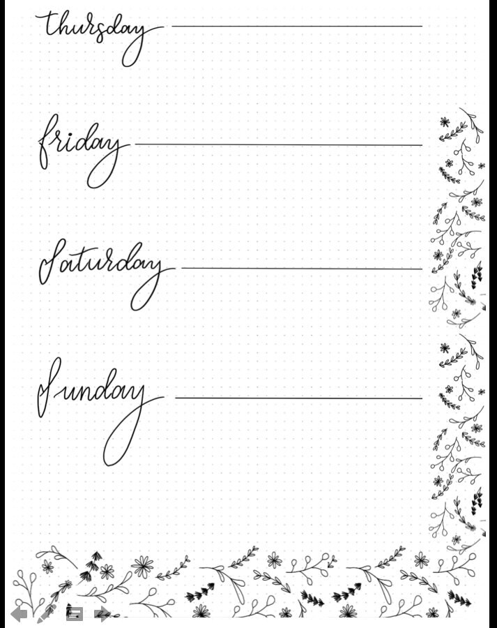 Digital Bullet Journal, February Spread, Digital Download - Etsy