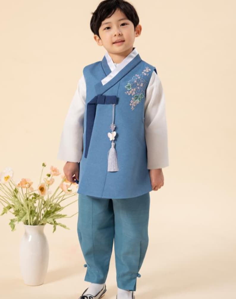 Premium Traditional Korean Hanbok for Boys (around 5 Years Old) - Etsy