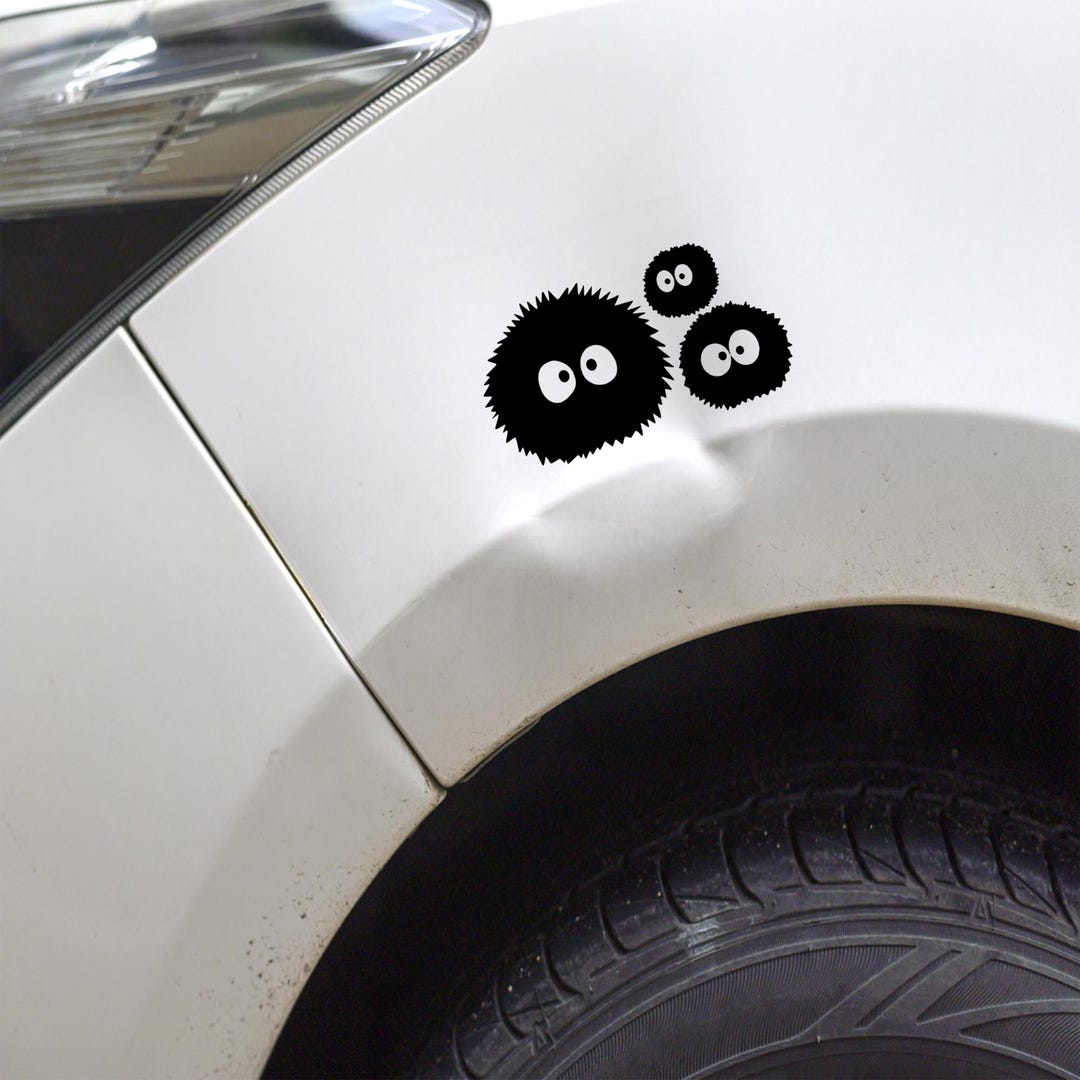 Spirited Away Soot Sprites Car Decal, Spirited Away Decal, Vinyl ...