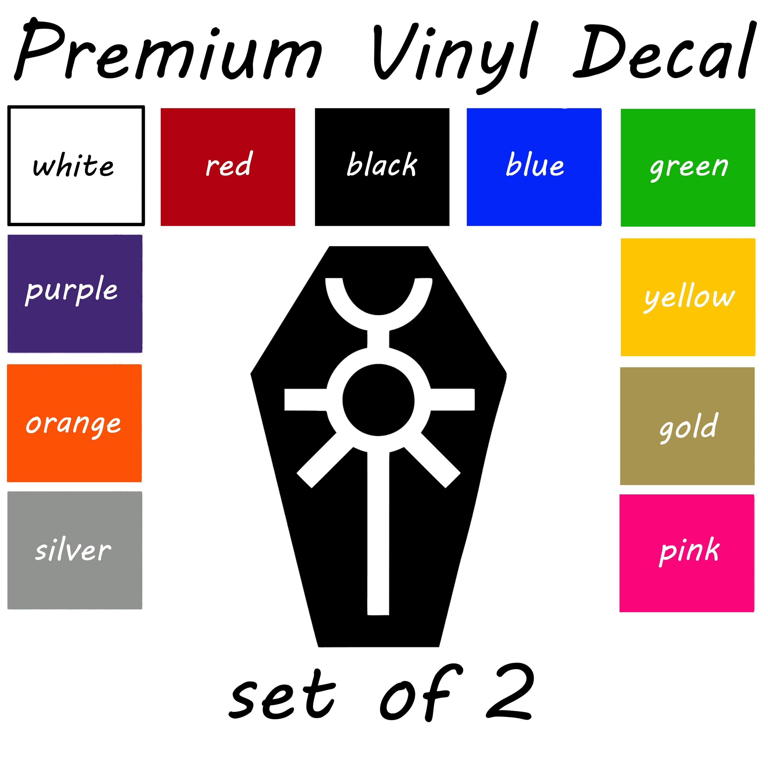 Necrons Logo Car Decal, Necrons Decal, Vinyl Sticker, Warhammer Decal ...