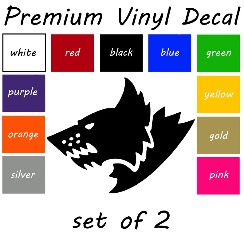 Space Wolves Logo Car Decal, Space Wolves Decal, Vinyl Sticker ...