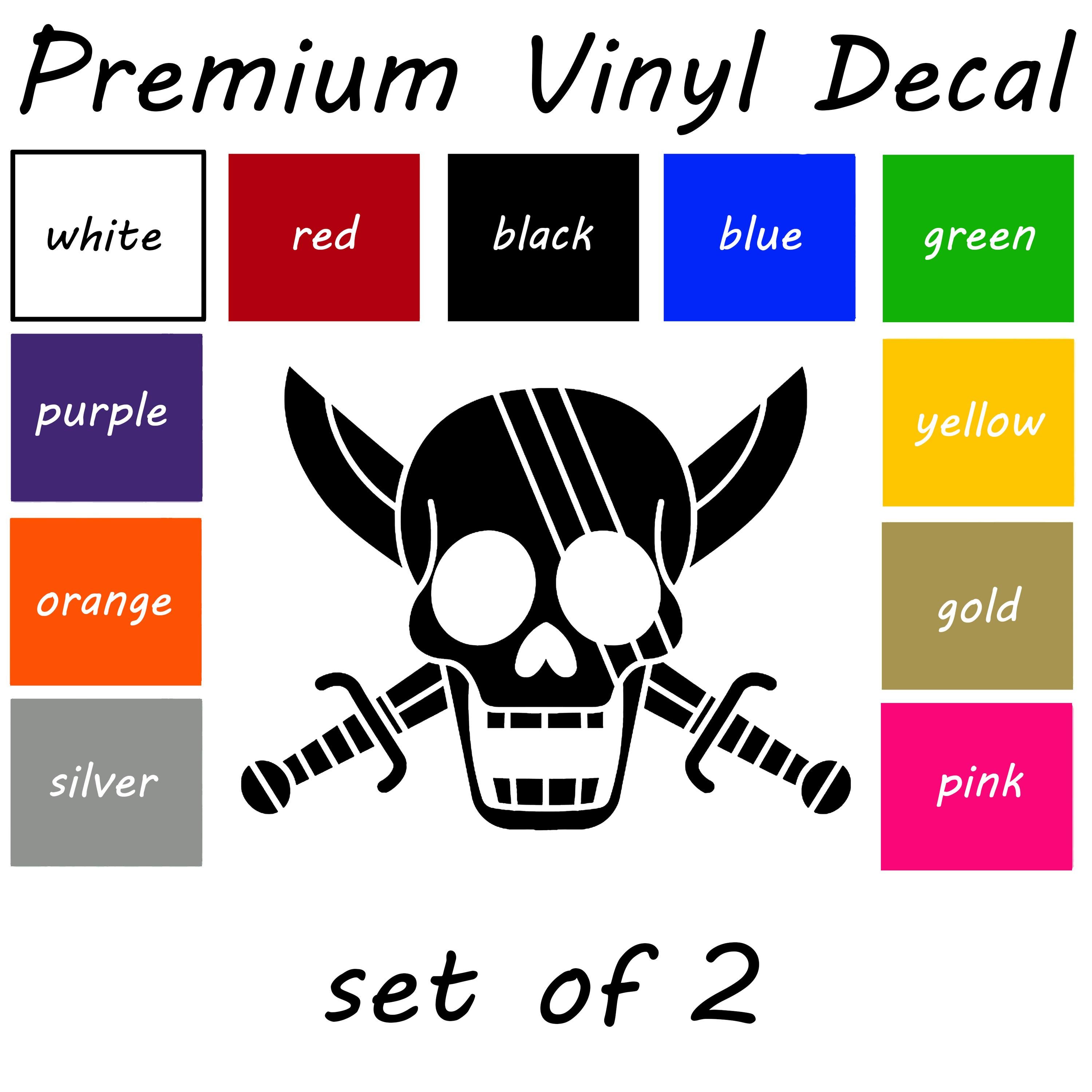 One Piece Shanks Symbol Car Decal, Shanks Decal, Vinyl Sticker, One ...