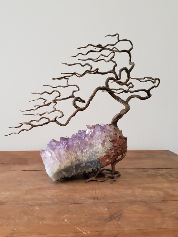 Ron E. Bertocchi Brass Bonsai Tree Sculpture - Etsy