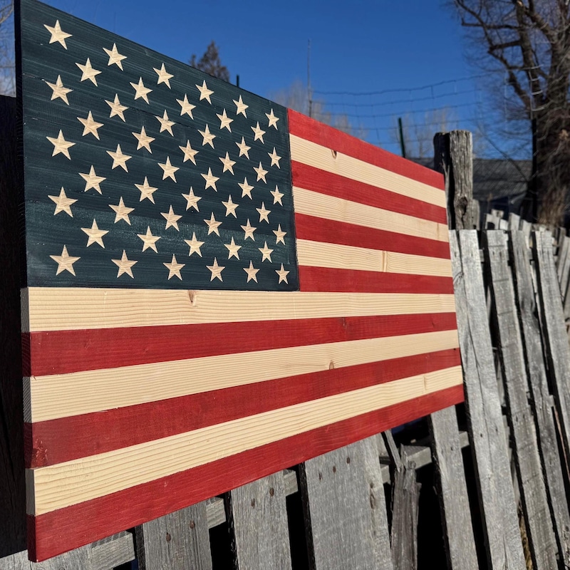 Reclaimed Wood Flag - Etsy