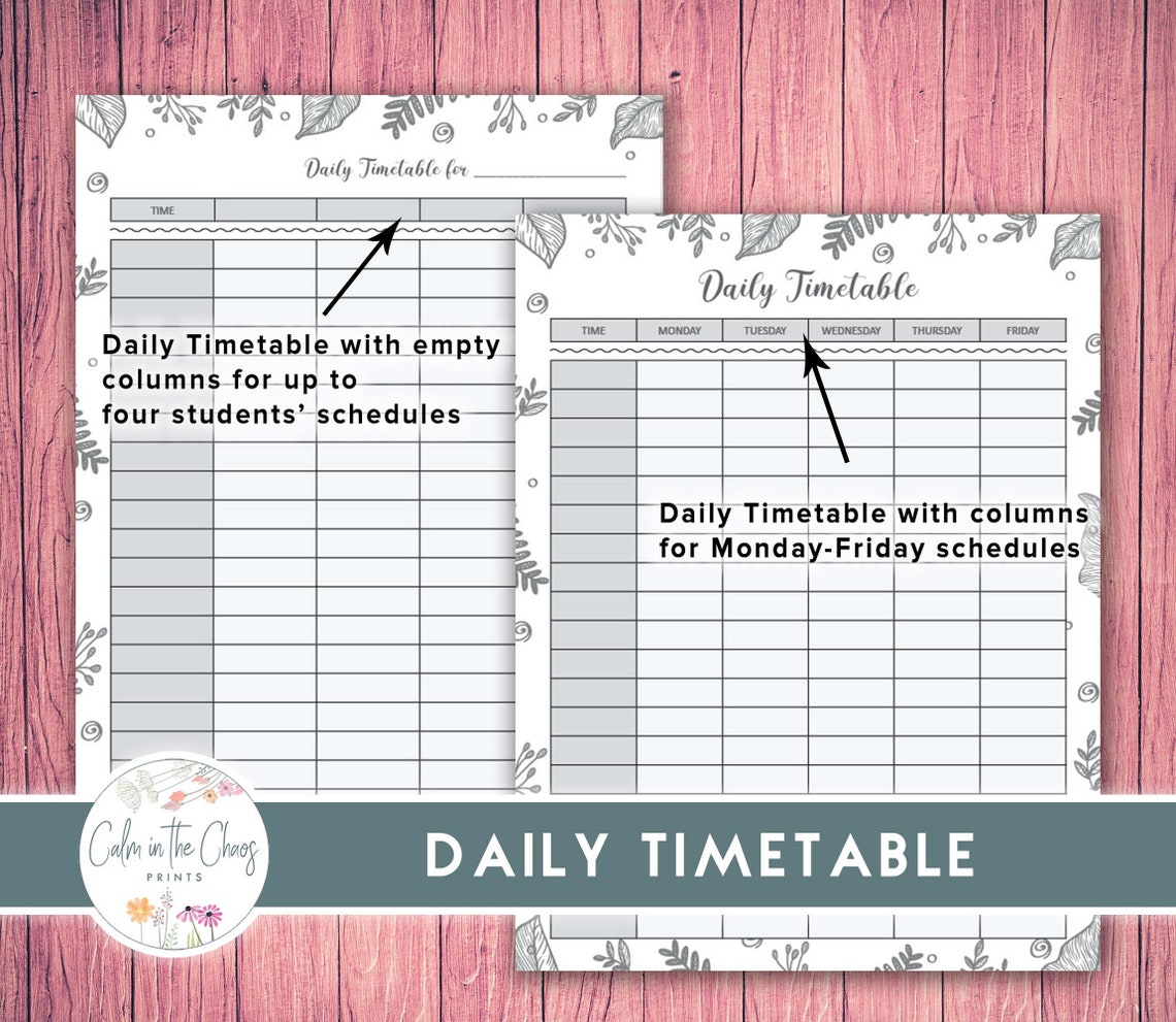 Homeschool Planner Bundle - Home School Teacher Planner - Student ...