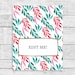 Planner Cover Printable - Beautiful Floral and Leaves Design - Editable ...