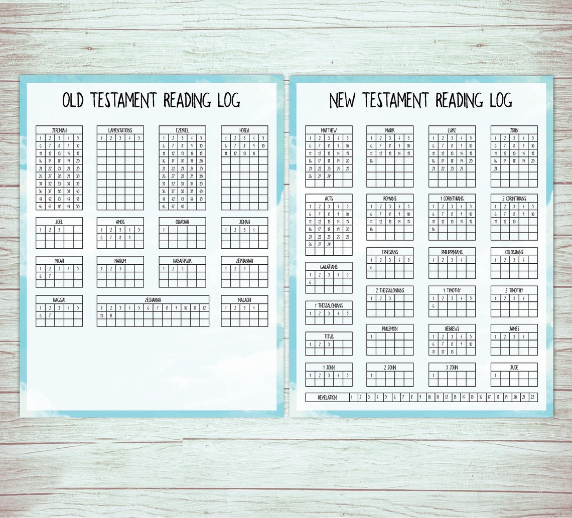 Bible Study Printable - Christian Planner With Bible Journaling ...