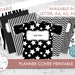 Planner Cover Printable Modern Black and White Design - Etsy