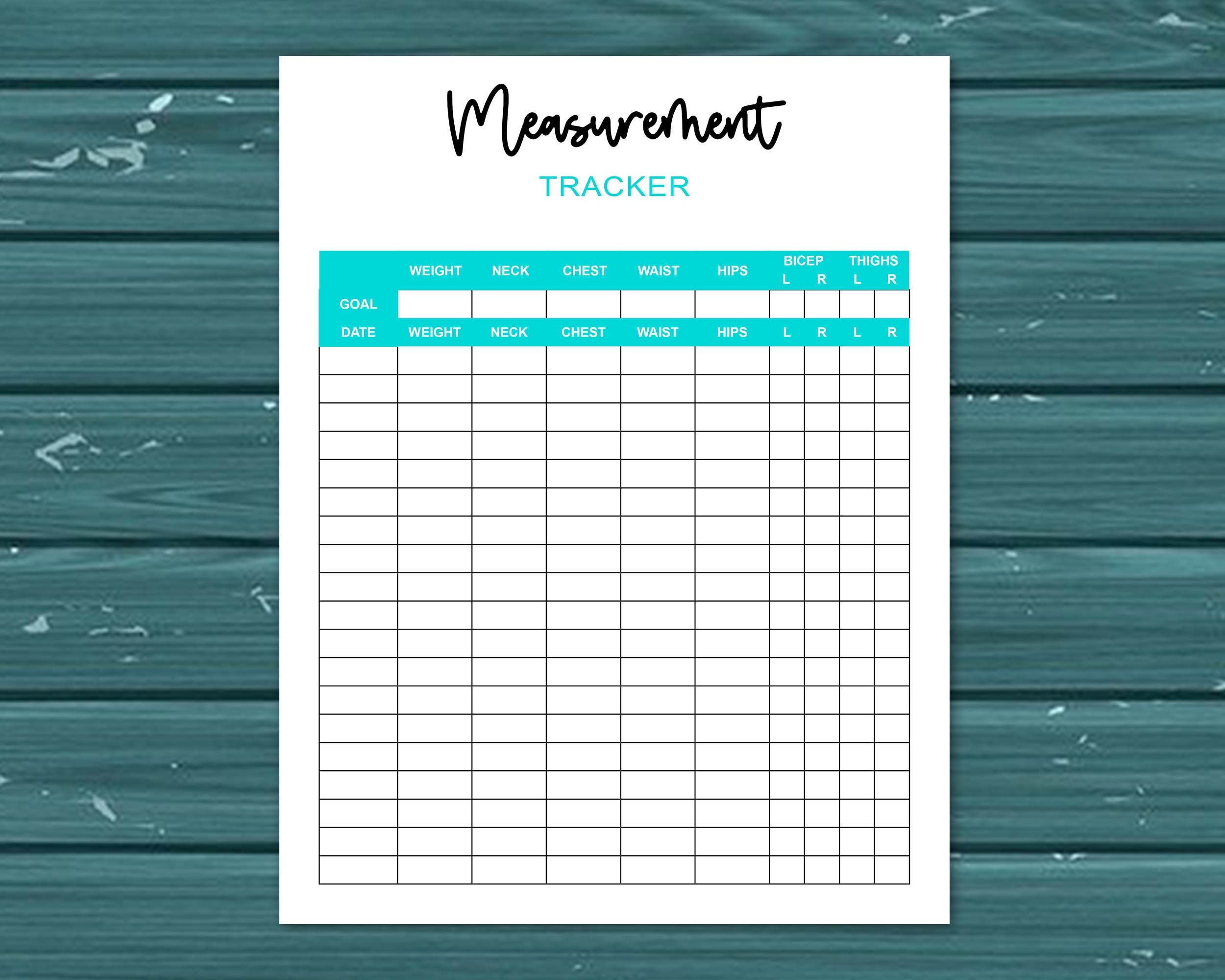 Fitness Planner Printable Bundle Health Tracker Planner - Etsy