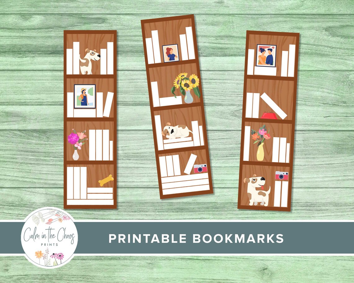 Book Tracker Bookmark Printable Bookmarks Record All the - Etsy