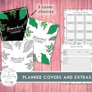 Homeschool Planner Bundle - Home School Teacher Planner - Student ...