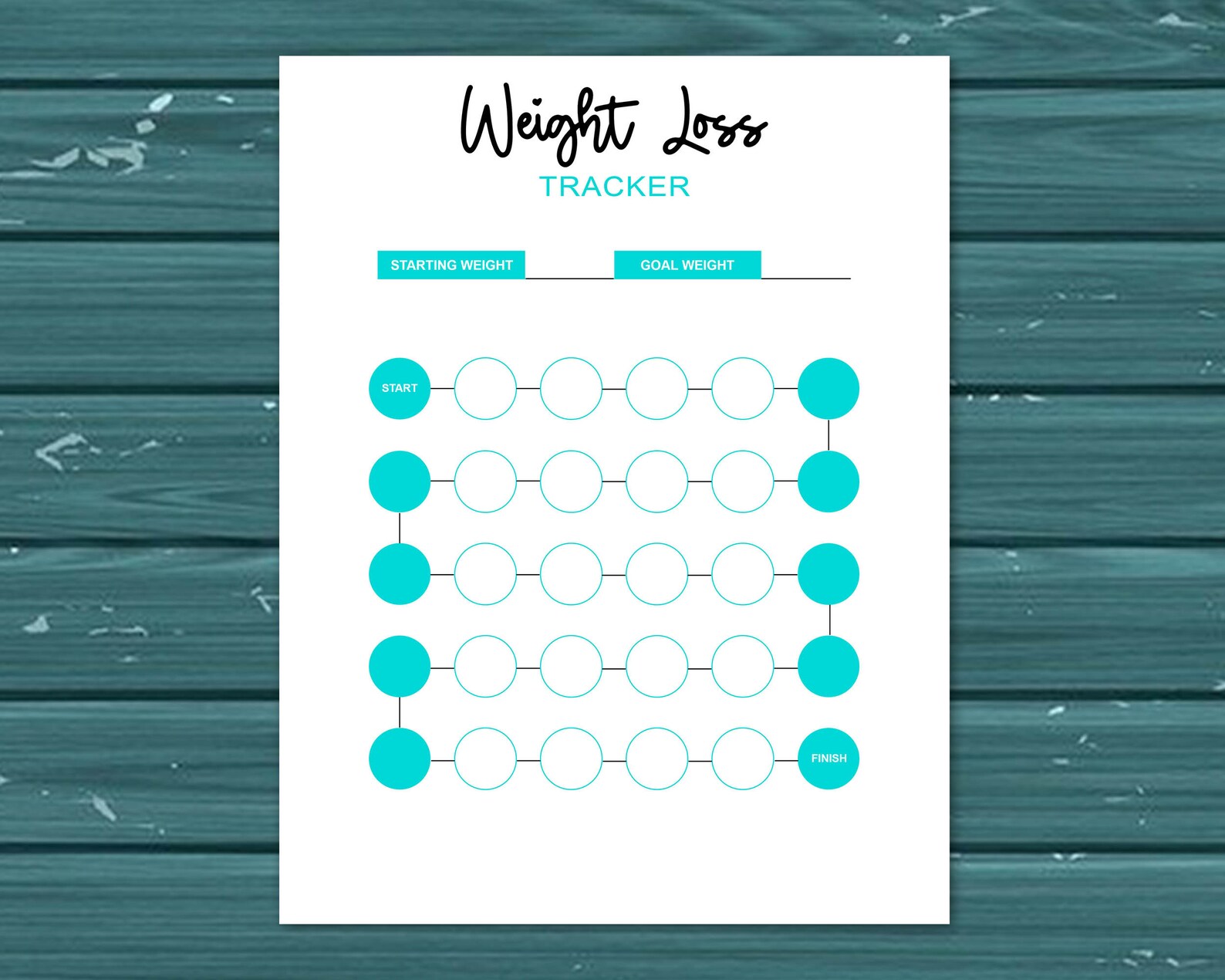 Fitness Planner Printable Bundle Health Tracker Planner - Etsy