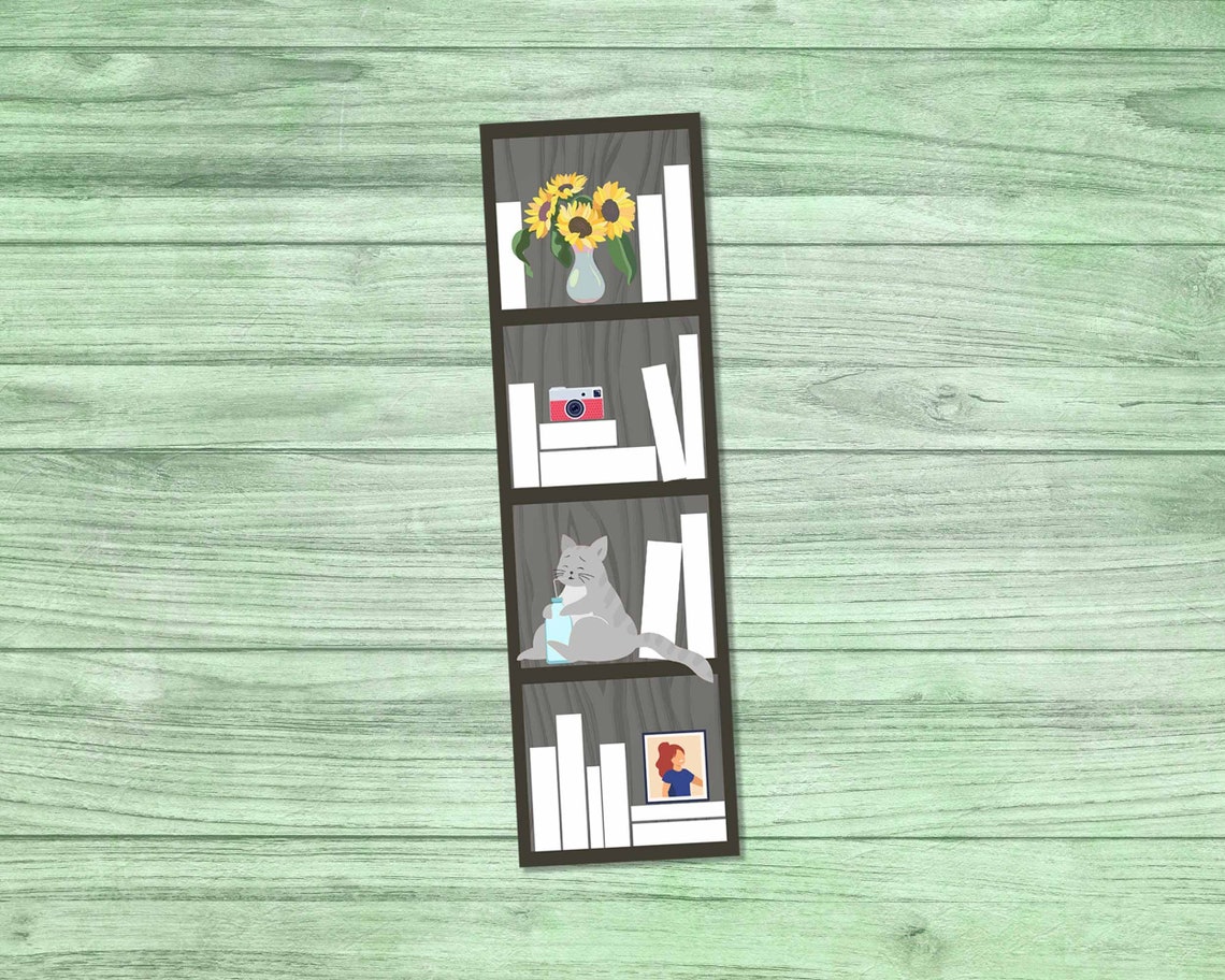 Book Tracker Bookmark Printable Bookmarks Record All the - Etsy