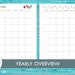 Homeschool Planner - Year Overview - Bright and Colorful Planning Pages ...