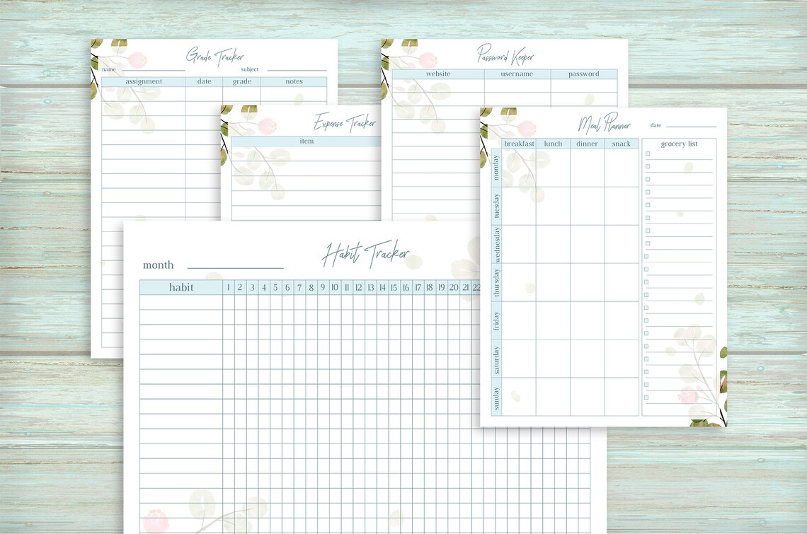 Homeschool Planner Bundle Editable and Printable Home School - Etsy